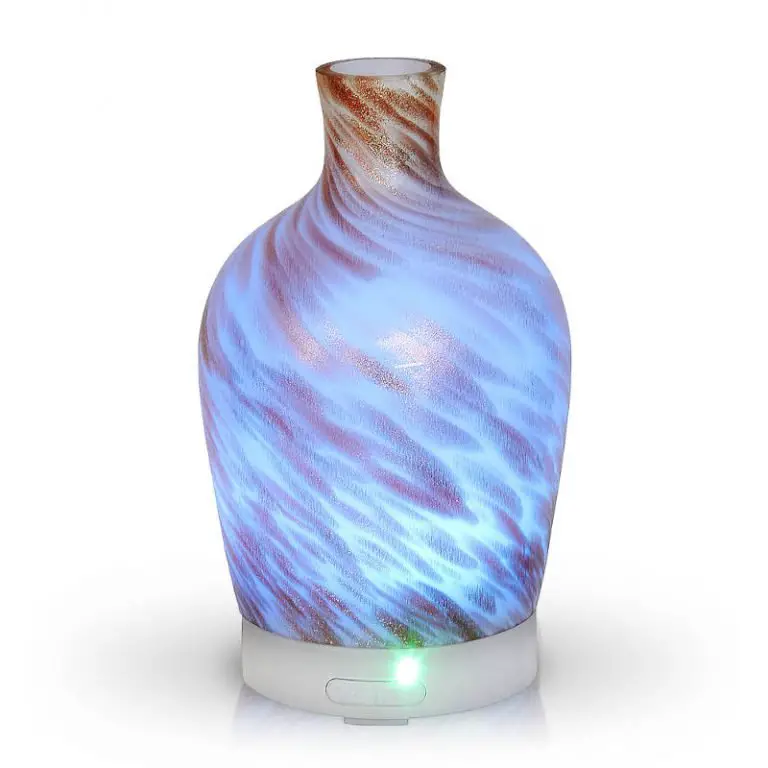 Aromar Glass Decanter Abstract Bronze Diffuser | Enchanted Aromatics