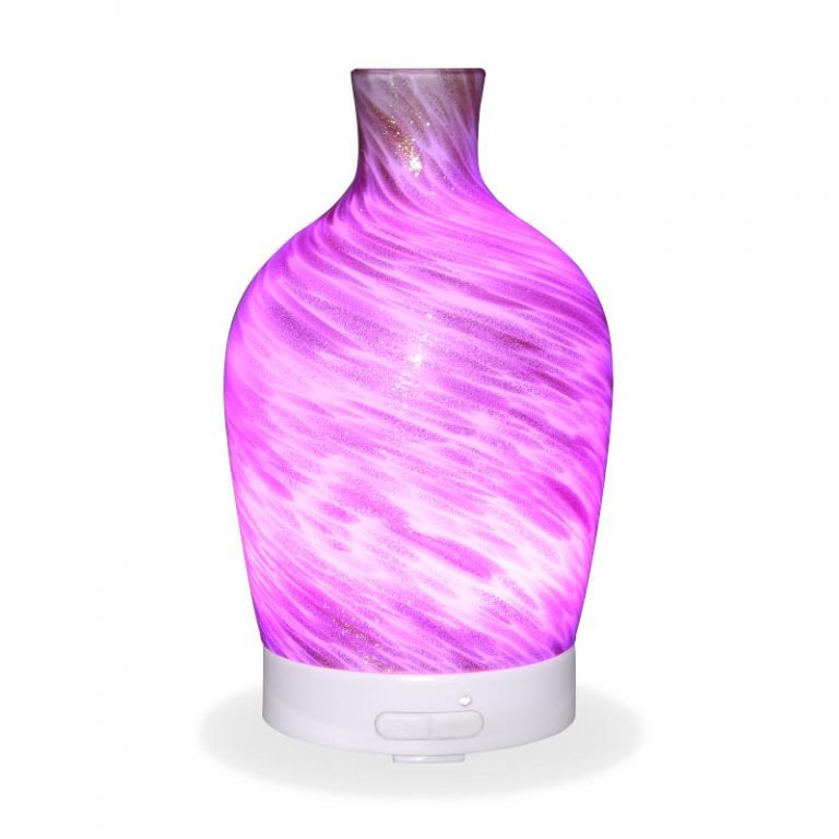 Aromar Glass Decanter Abstract Bronze Diffuser | Enchanted Aromatics