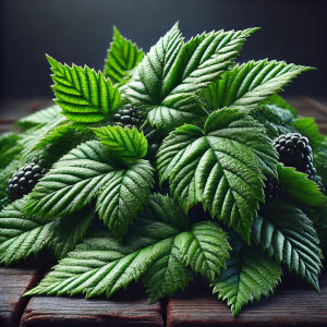 7. Fresh Blackberry Leaves