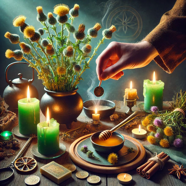 7 Magical Properties Of Blessed Thistle | Enchanted Aromatics